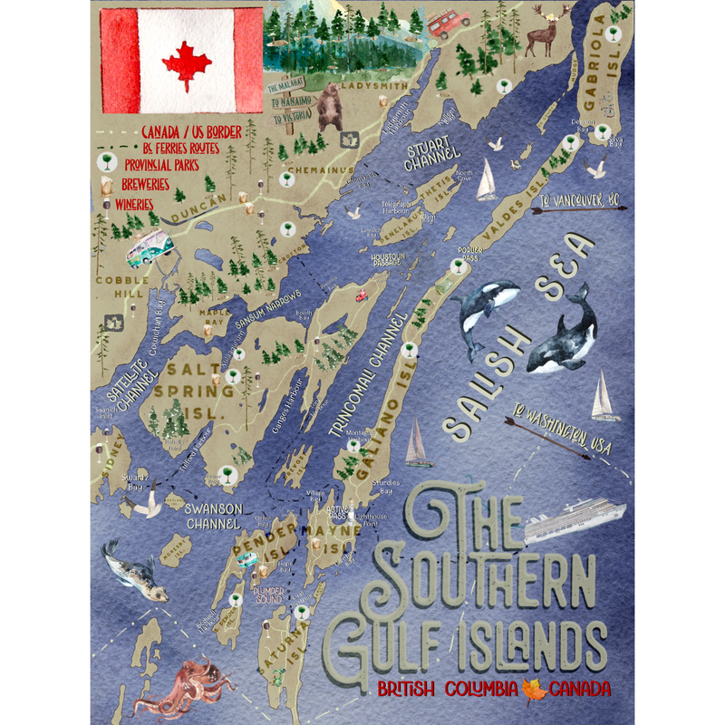 West Coast Maps Puzzles - Pacific Puzzle Co