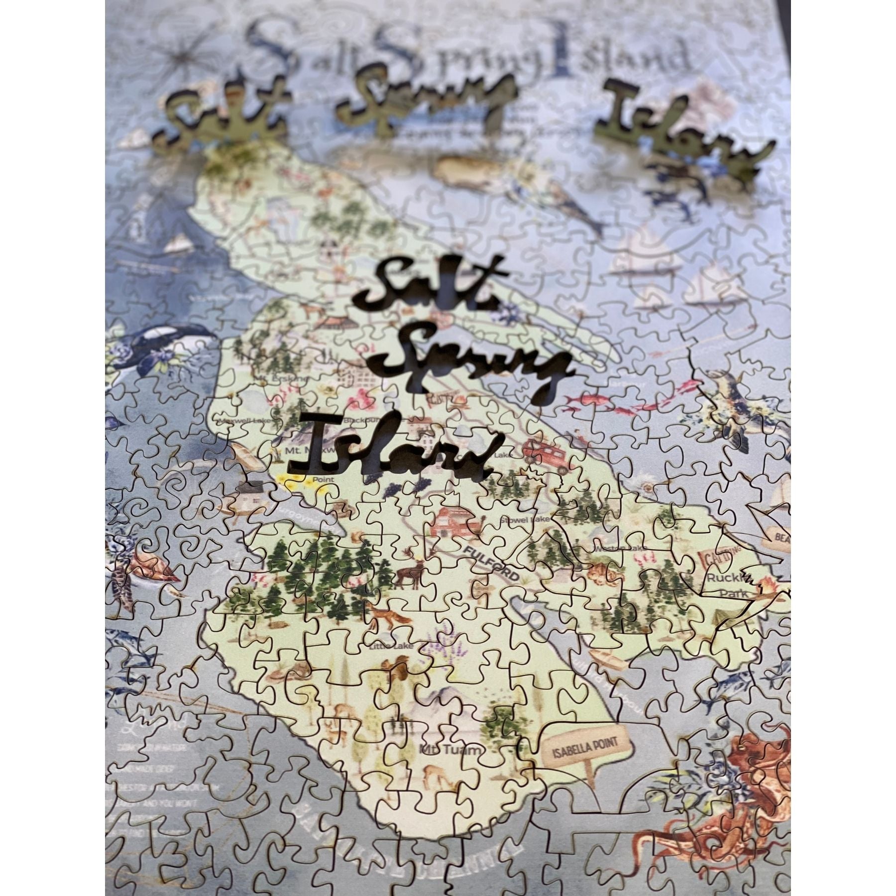 West Coast Maps Puzzles - Pacific Puzzle Co